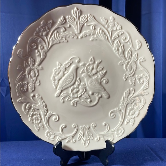 Lenox | Dining | Lenox China Anniversary Plate Love Birds Peonies ...